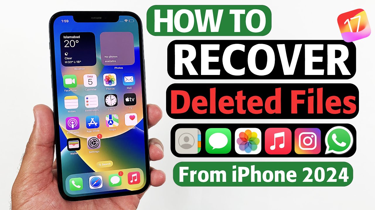 How to Recover Deleted Photos from iPhone 2024 (iPhone 15 Supported)| Tenorshare UltData - YouTube