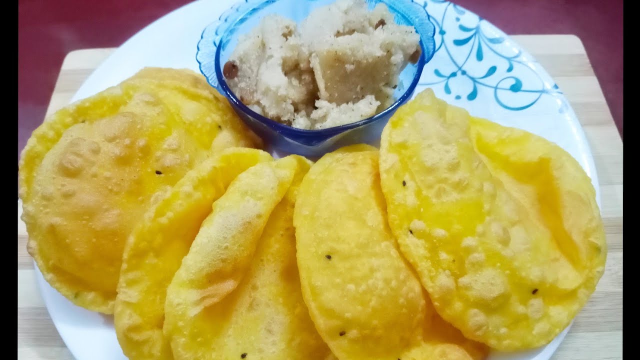 Taler Fulko Luchi R Suji||Bengali Style Taler Luchi ||স্বাদের ফুলকো ...