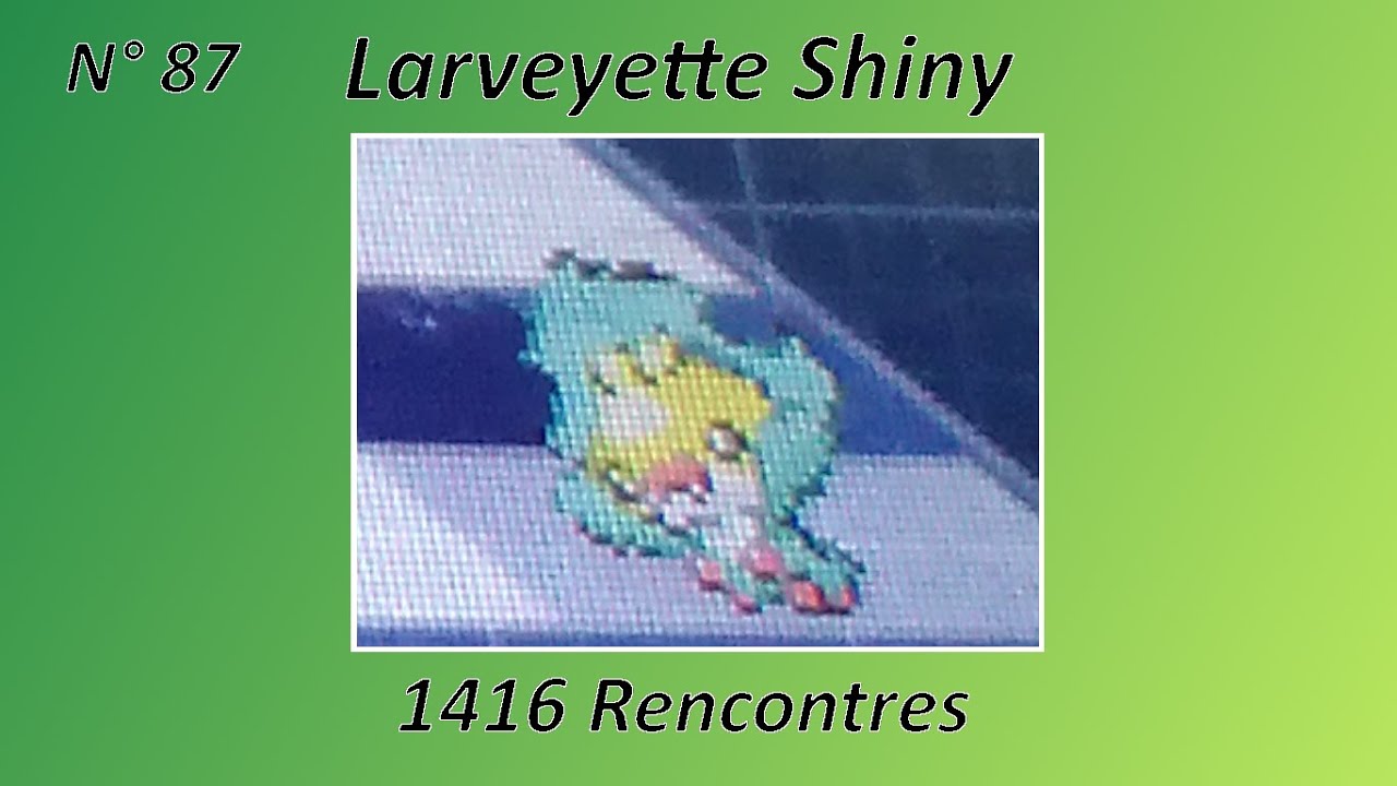 87* [WSHC #6] Larveyette/sewaddle shiny 1416 re's - YouTube