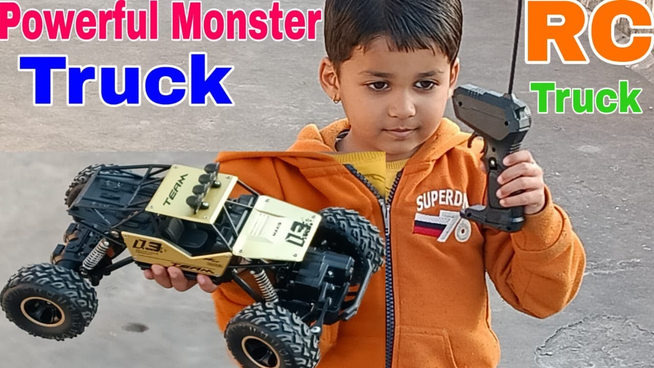 RC Poweful Monster Truck 4x4 Unboxing || Monsteer Truck - YouTube