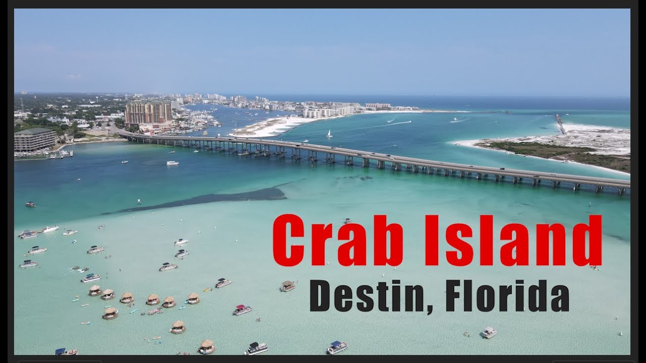 Crab Island Destin, Florida- "One Big Sandbar Party!!!!" - YouTube