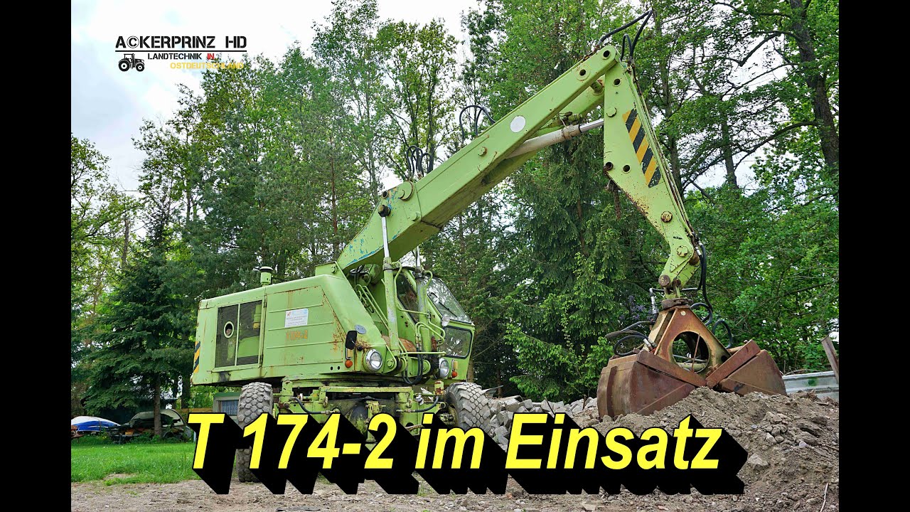 T 174-2 der legendäre Mobilbagger des Ostens! - YouTube