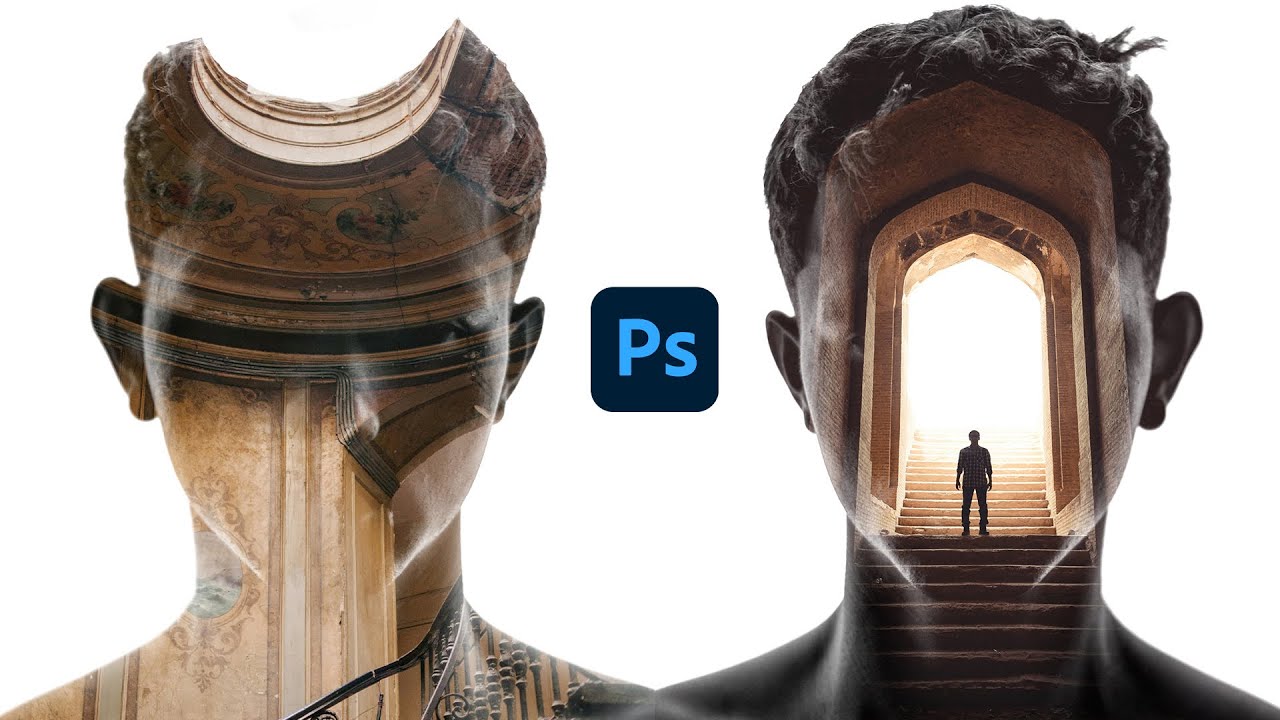 Double Exposure Photoshop Manipulation - Photoshop Short Tips! - YouTube