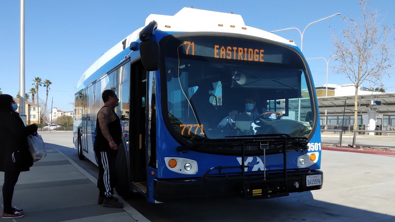 Santa Clara VTA 2019 Proterra Catalyst BE40 9501 on Route 71 - YouTube
