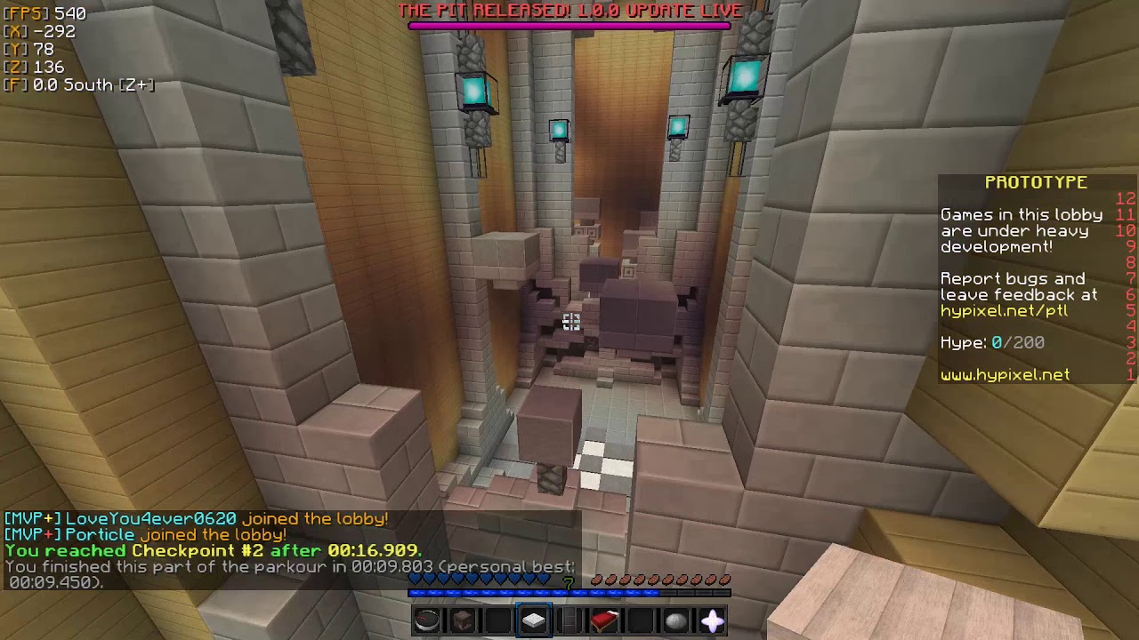 [ Hypixel World Record ] Prototype Lobby Parkour in 41.822s (SUB 42 ...