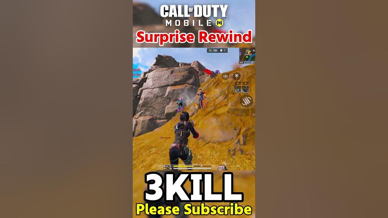 【🔴3KILLS】Surprise Rewind 🎉【CODモバイル バトロワ】#codm #codmobile #codmobilebr - YouTube