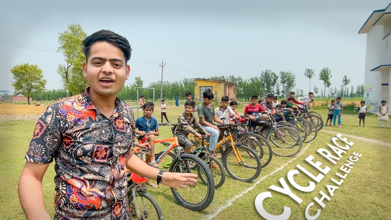Kids cycle race 😱 | cycle race challenge - YouTube