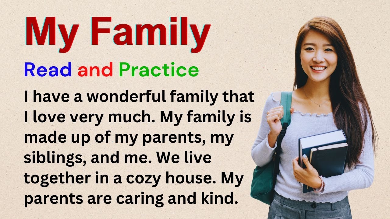 Listen and Practice | My Family | Learning English Speaking | Learn ...