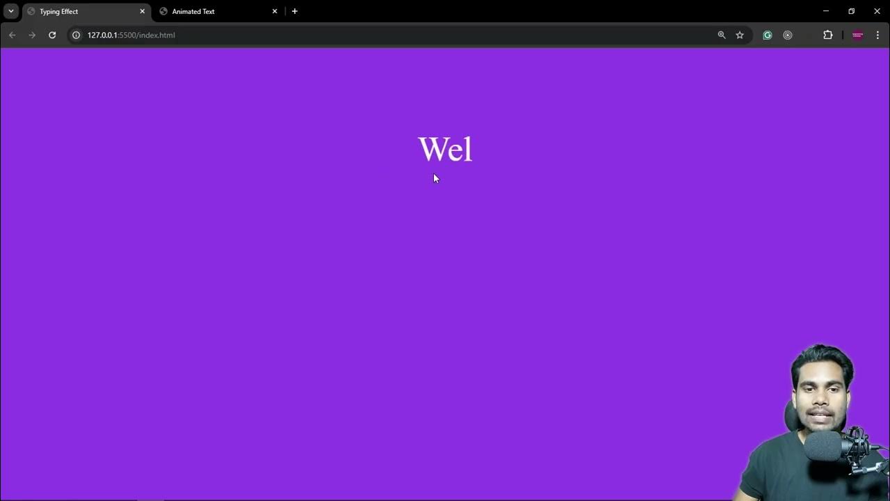 Project-15-2: Create a Typing Effect in JavaScript | Typewriter Effect Tutorial | Bangla JS ...