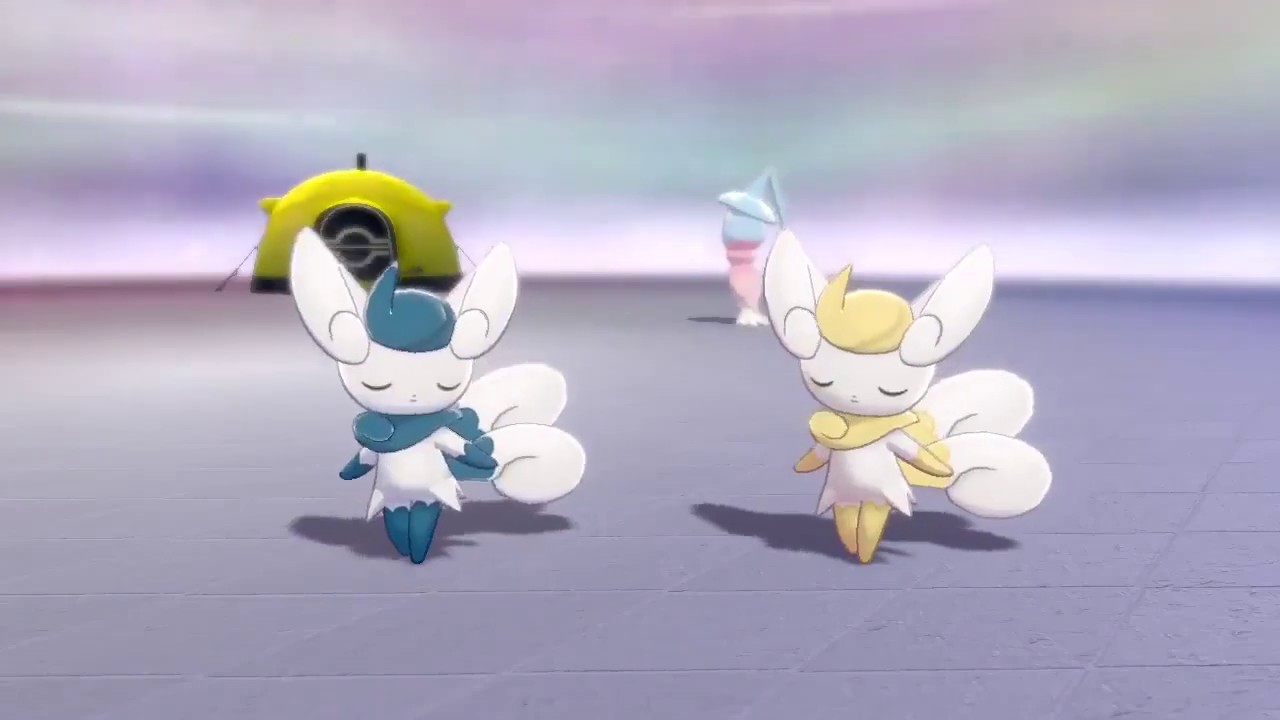 Meowstic Talks To Shiny Meowstic Pokemon Swordshield Youtube