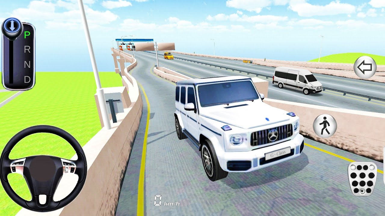 New White G-Wagon Is Ready For Parking - 3d Driving Class android Part ...