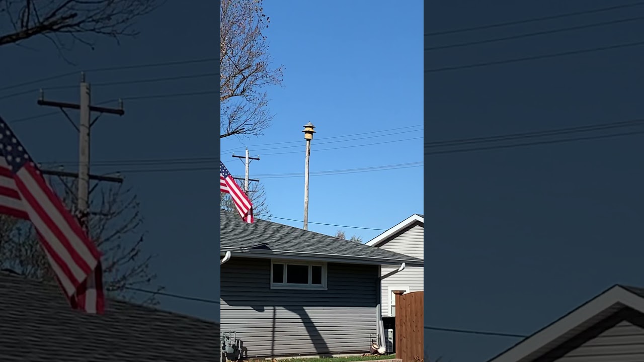 Federal Signal Model 7T Siren Test In Coal City, IL. - YouTube