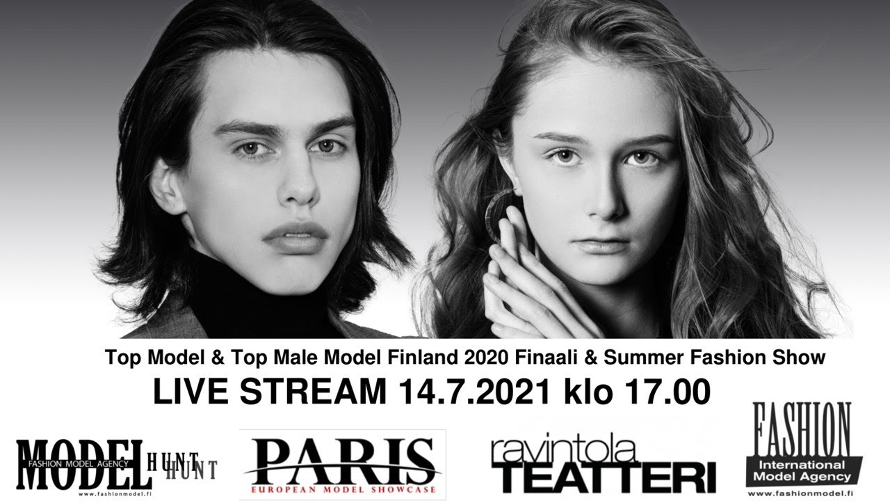 Top Model & Male Top Model Finland 2020 Finaali & Summer Fashion Show ...