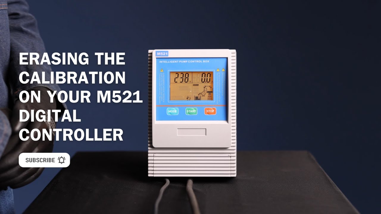How to Erase the Calibration on Your M521 Digital Controller - YouTube