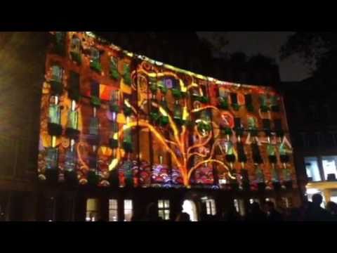 A moment in Vienna Light show - YouTube