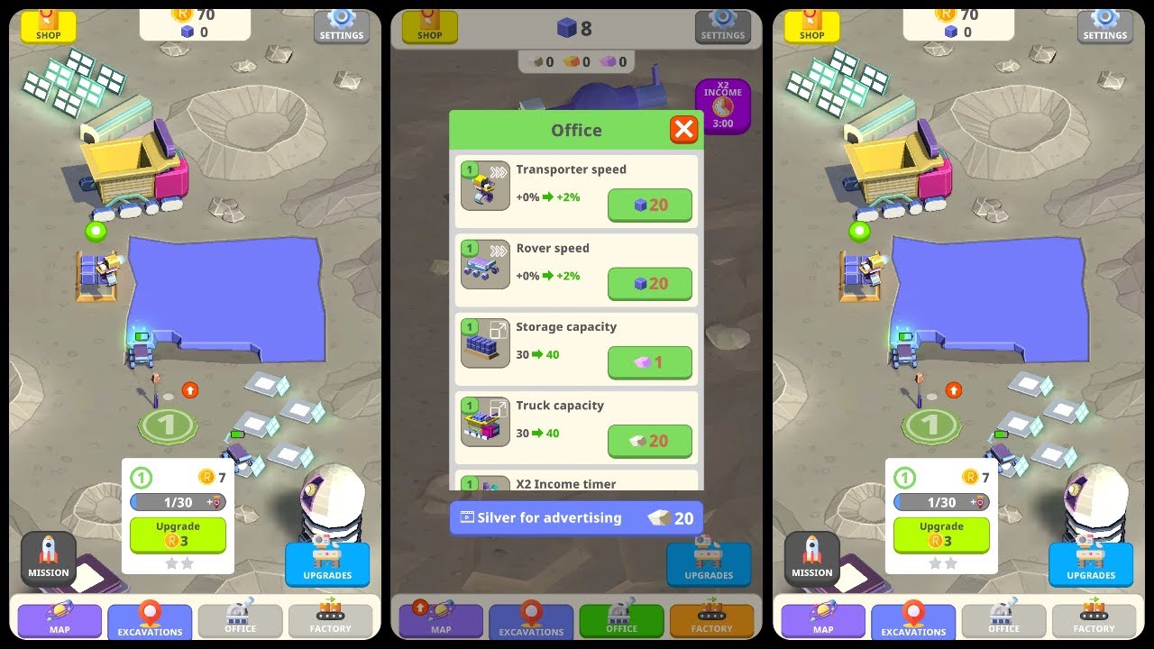 Idle Space: Upgrade Games Game Android Gameplay - YouTube