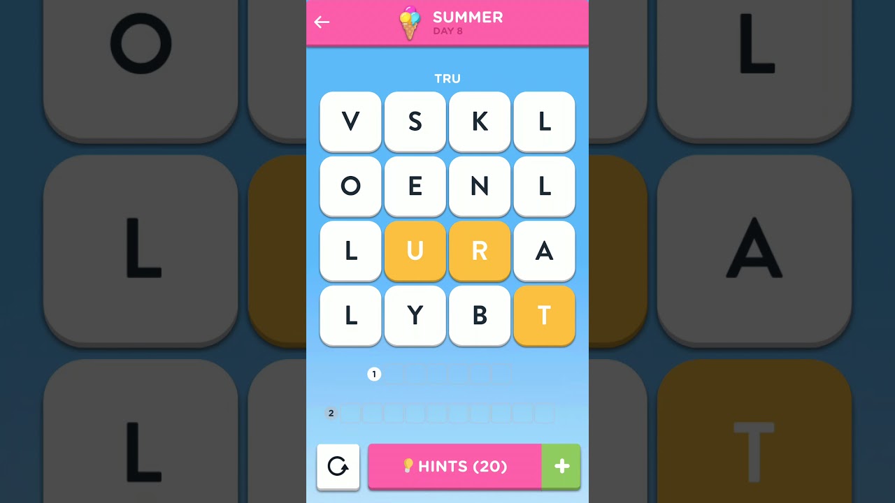 Wordbrain 2 Summer Event June 27 2020 | Wordbrain 2 Summer Day 8 - YouTube