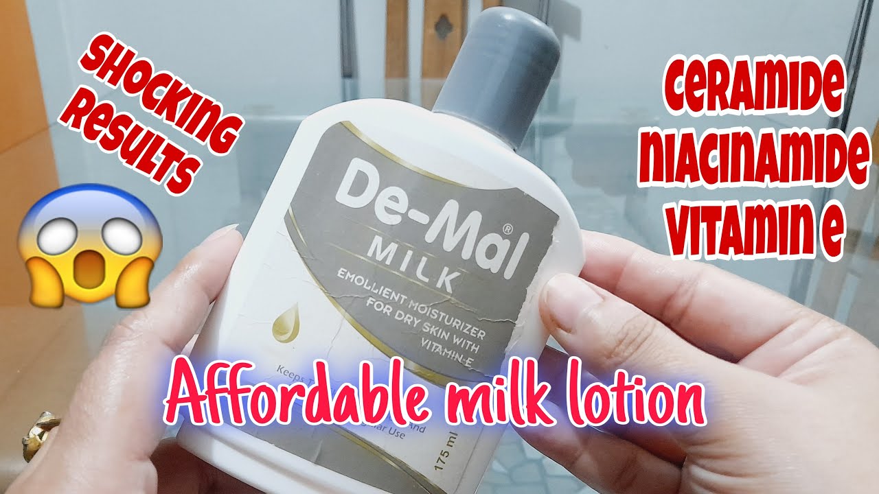 De mal milk lotion review / affordable lotion - YouTube