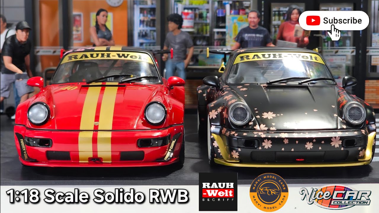 RWB PORSCHE | AOKI | SAKURA 1:18 by Solido EP.148 - YouTube
