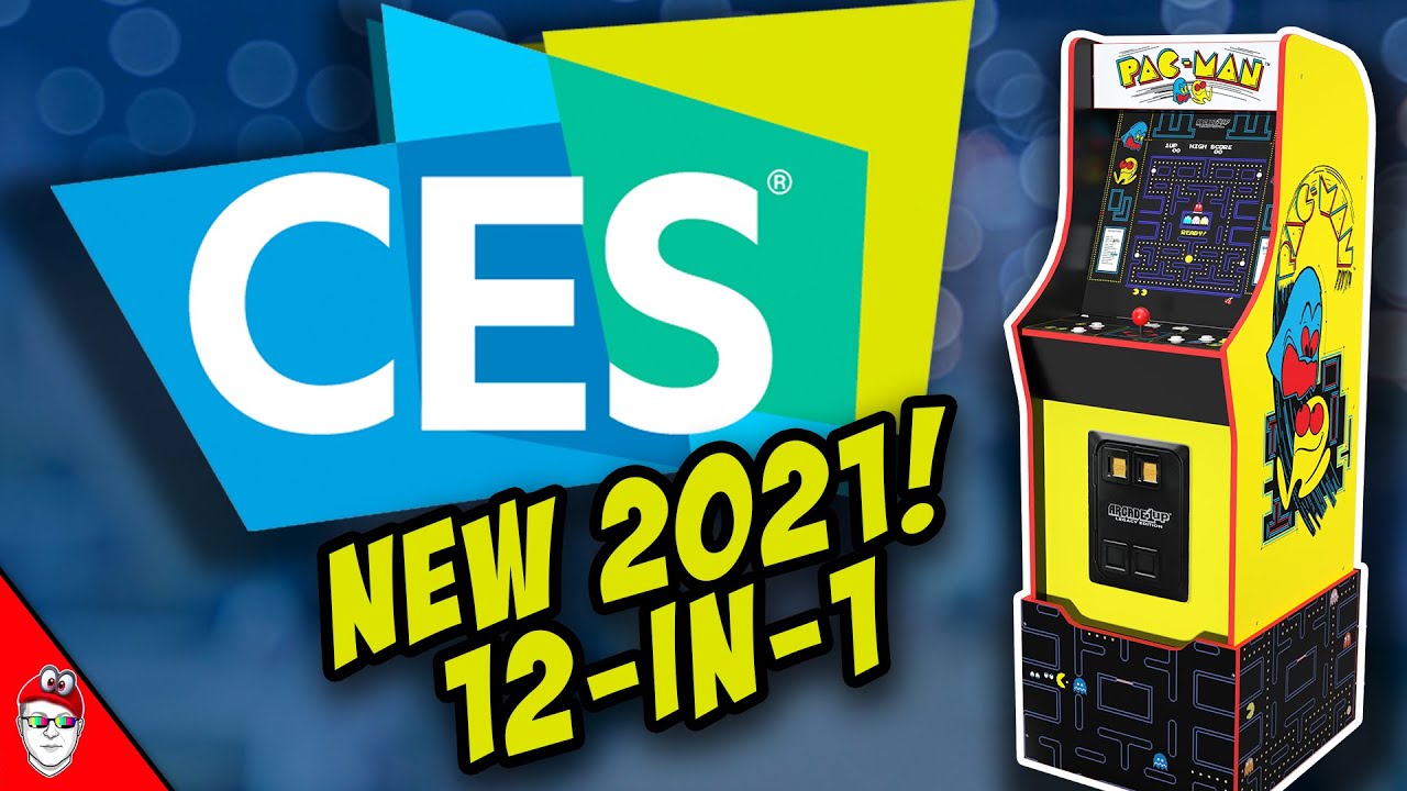 Arcade1up CES 2021 - Pac-Man 12-in-1 - YouTube