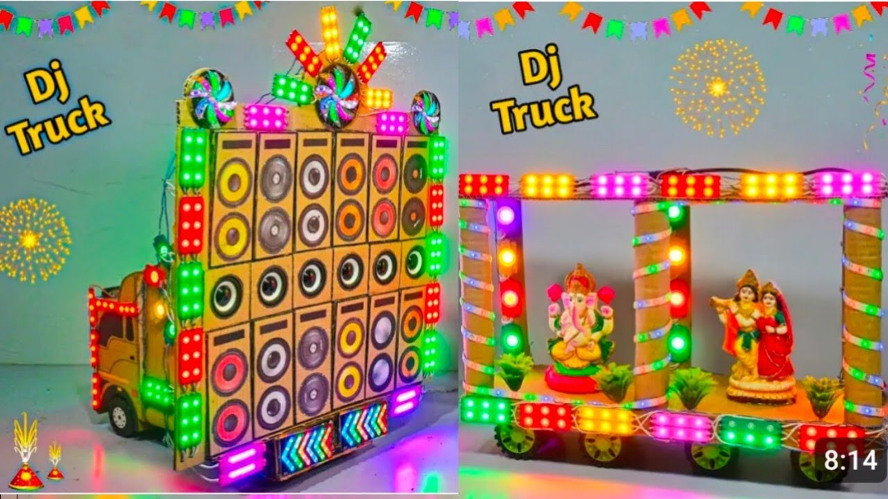 Mini Dj Truck Loading At-New Home big dj set up Mini Dj kese banaye Dj ...