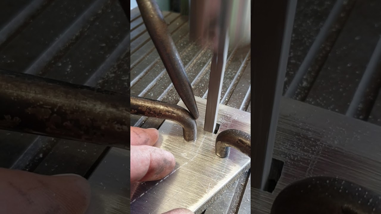 Die filing machine - YouTube