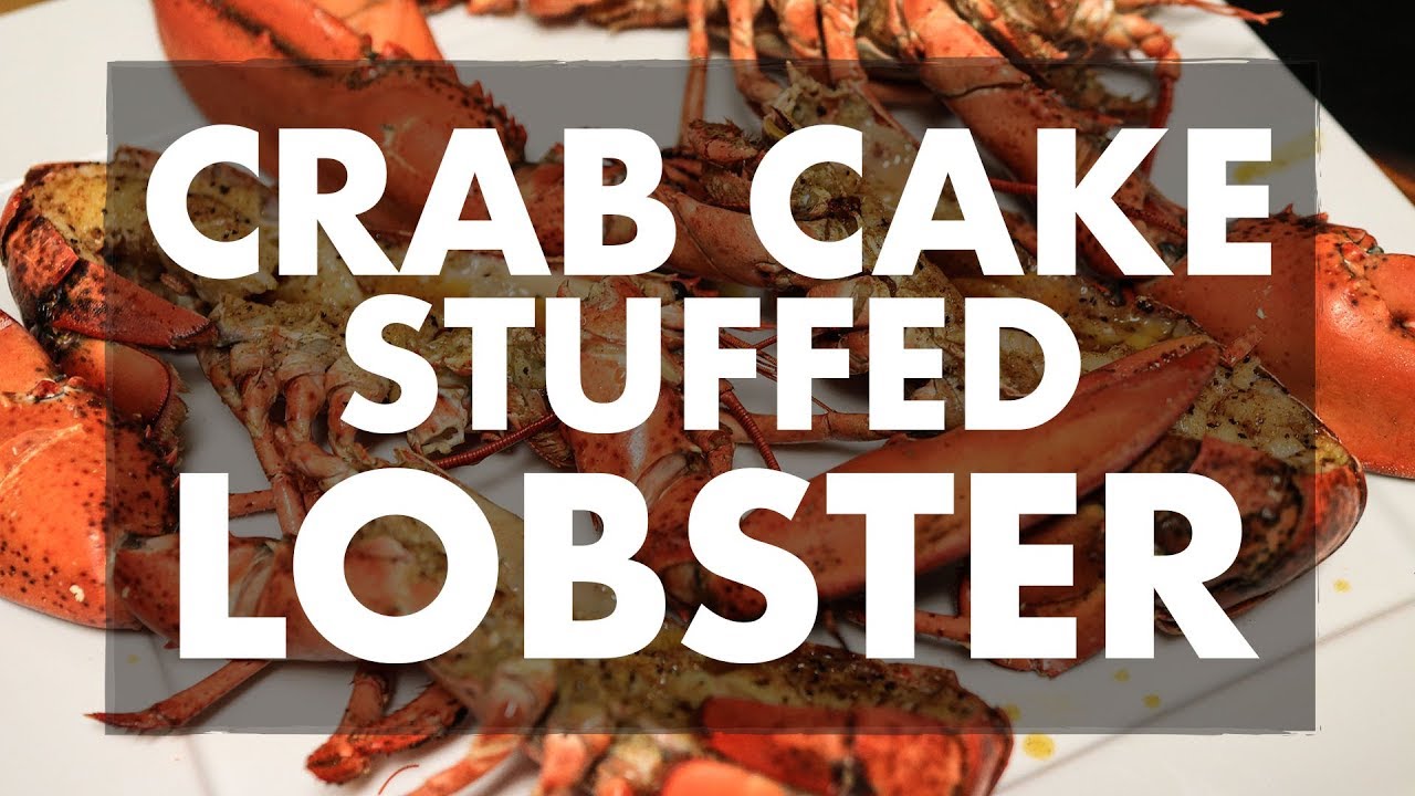 Blue Crab Cake Stuffed Lobster with Chef Greg | REC TEC Grills - YouTube