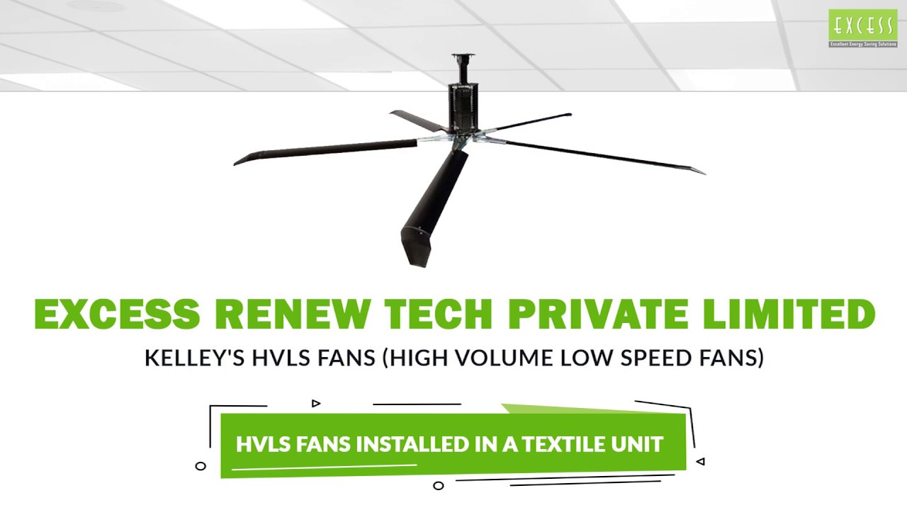Kelley HVLS Fans - Excess India - YouTube