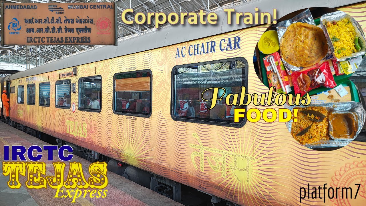 Ahmedabad to Mumbai Central by IRCTC Tejas Express in AC Chair Car ...