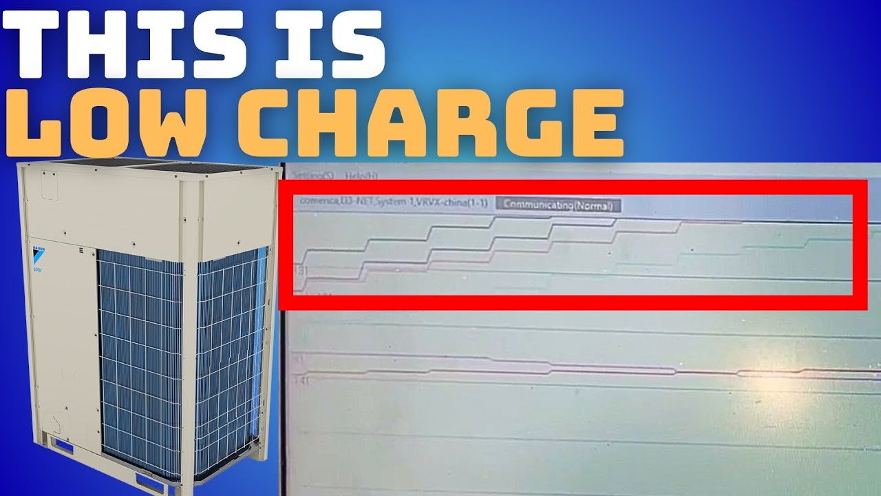 VRF Service: Daikin VRV Charge Issue - YouTube