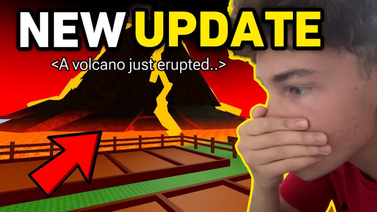 New VOLCANO UPDATE Is OFICIALLY RELEASING! (Grow a Garden) - YouTube