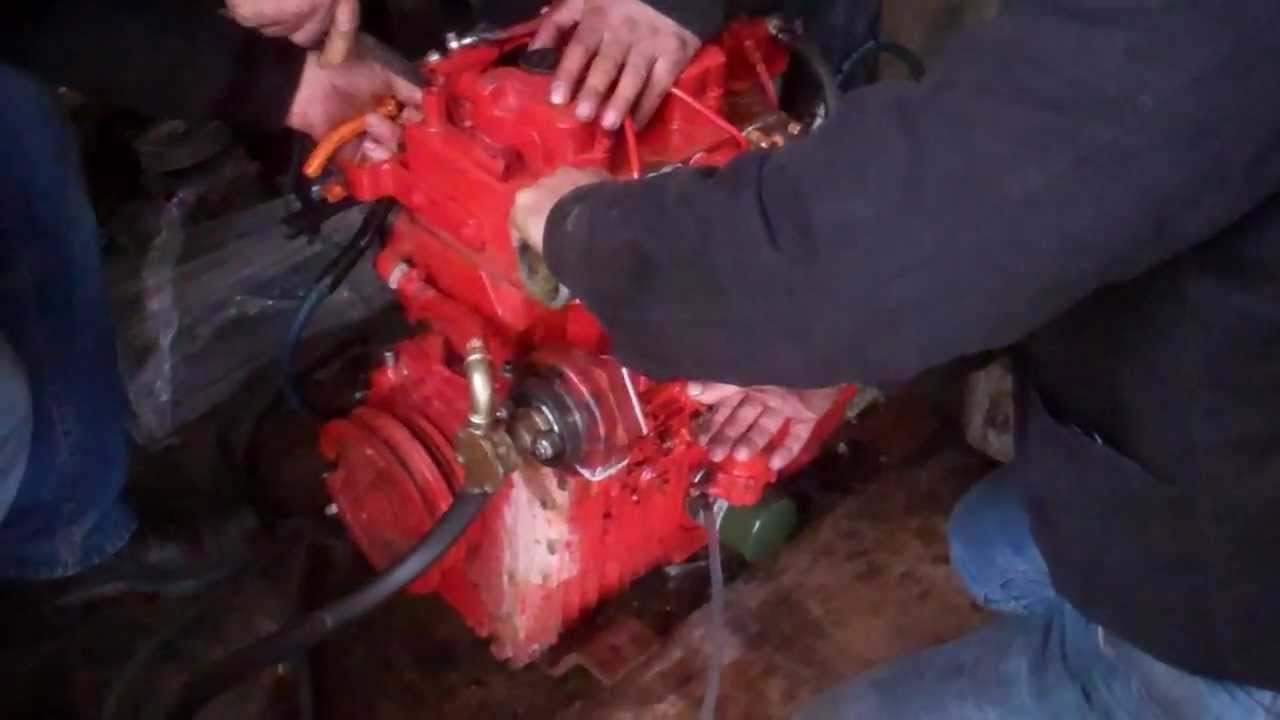 ruggerini diesel rm 270 1205cc 28 hp - YouTube