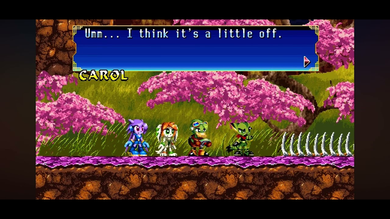 Freedom Planet sound effects: Carol: Ummm… I think it’s a little off ...
