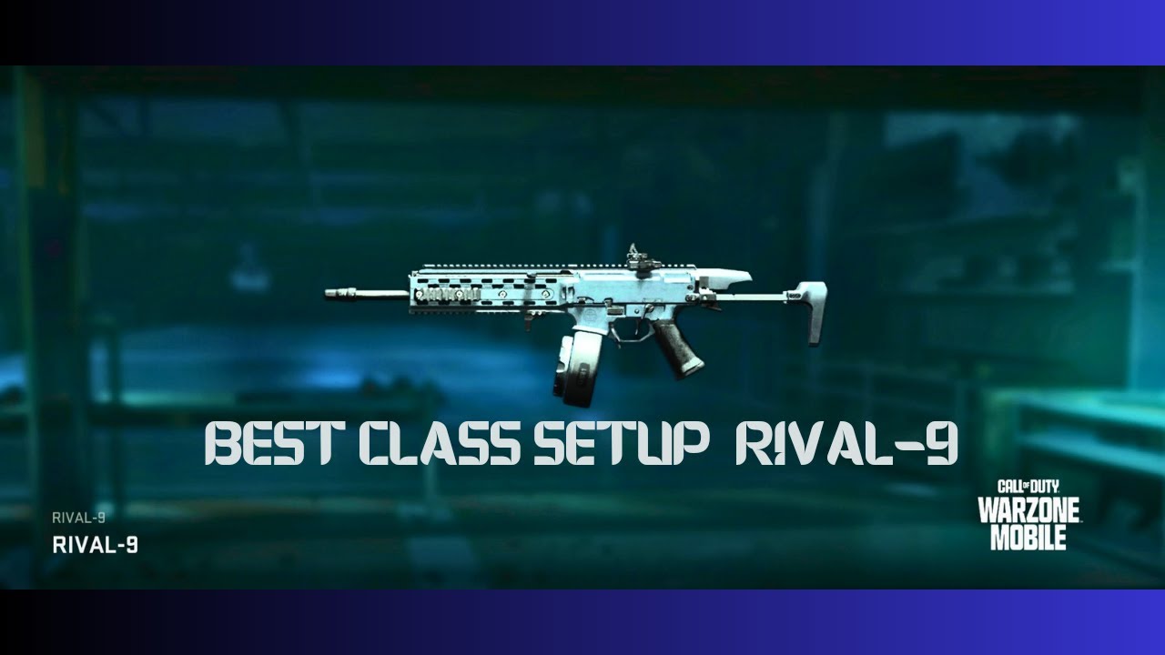BEST CLASS SETUP SMG (RIVAL-9) #trending #gamingvideos #warzone - YouTube