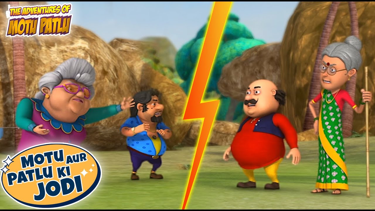 Motu की मौसी Vs John की मौसी | Hindi Cartoon | Motu Patlu | Motu Patlu ...