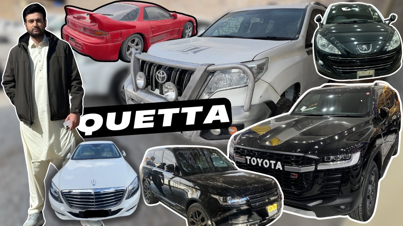 QUETTA CAR MARKETS FULL TOUR - NCP & CUSTOM PAID CARS - YouTube