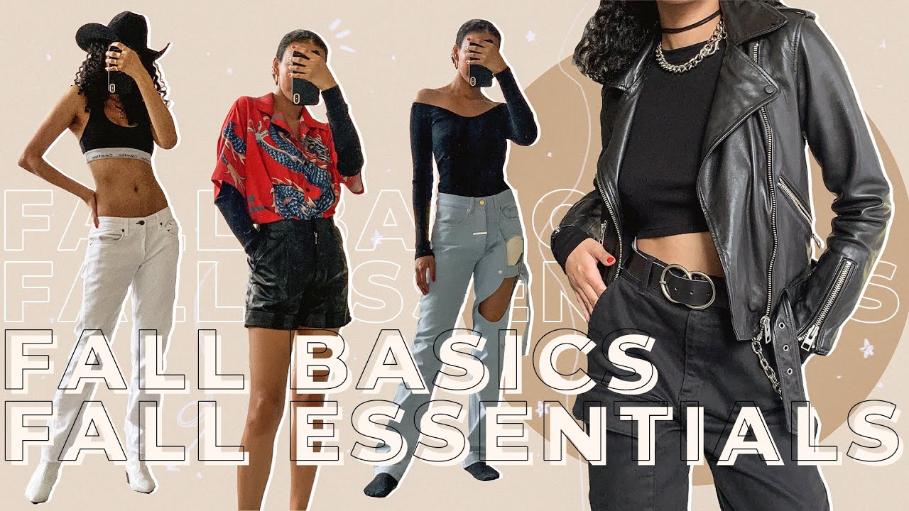 WHAT TO WEAR THIS FALL | fall basics & essentials - YouTube