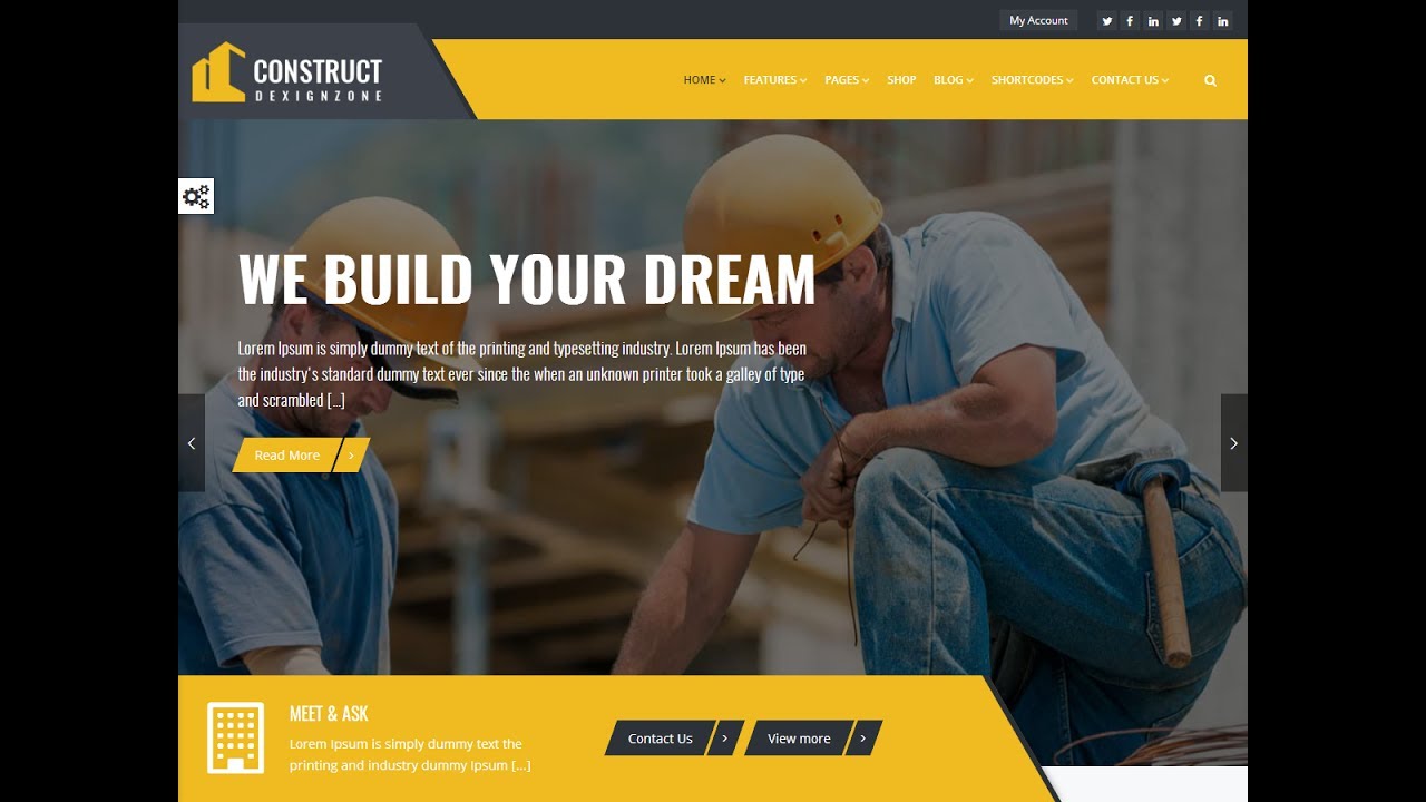Wordpress theme installation Constuct Theme installation - YouTube
