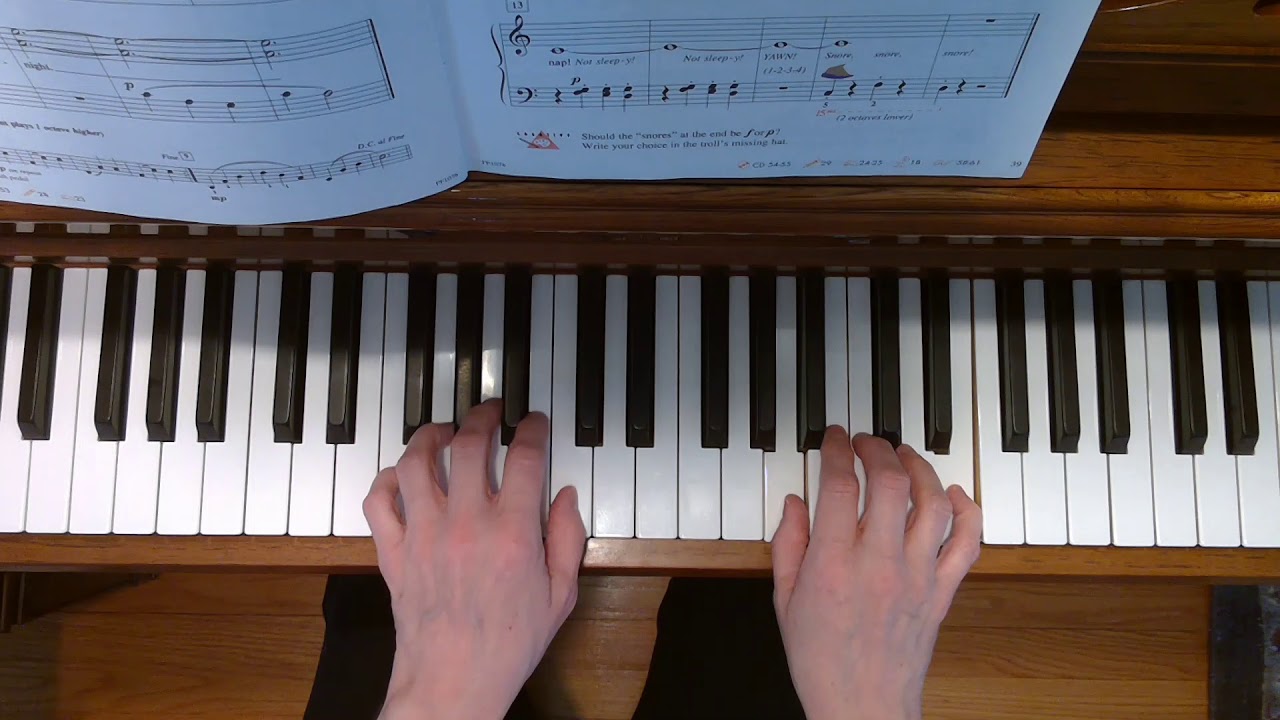 No Moon Tonight - Piano Adventures Level 1 Lesson Book - YouTube