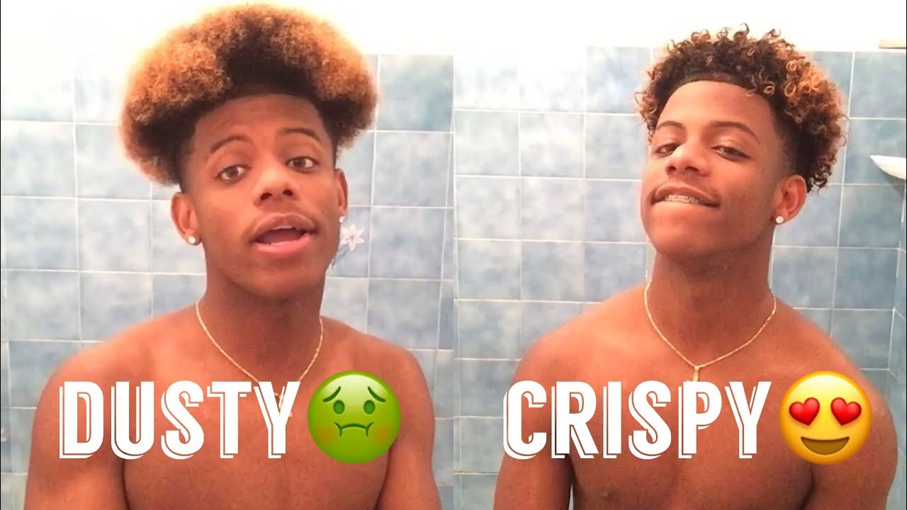 DUSTY TO CRISPY CURLY HAIR ||TUTORIAL !! 0/100 REAL QUICK - YouTube