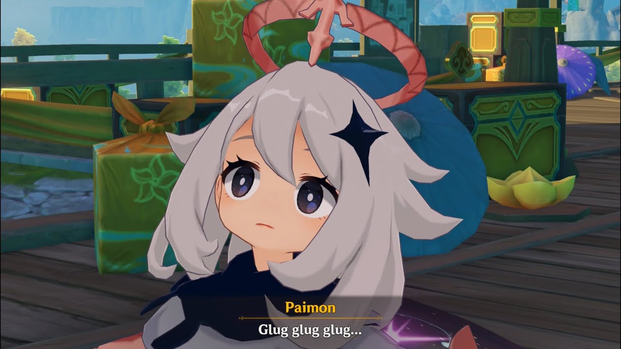 Paimon funny clip - YouTube