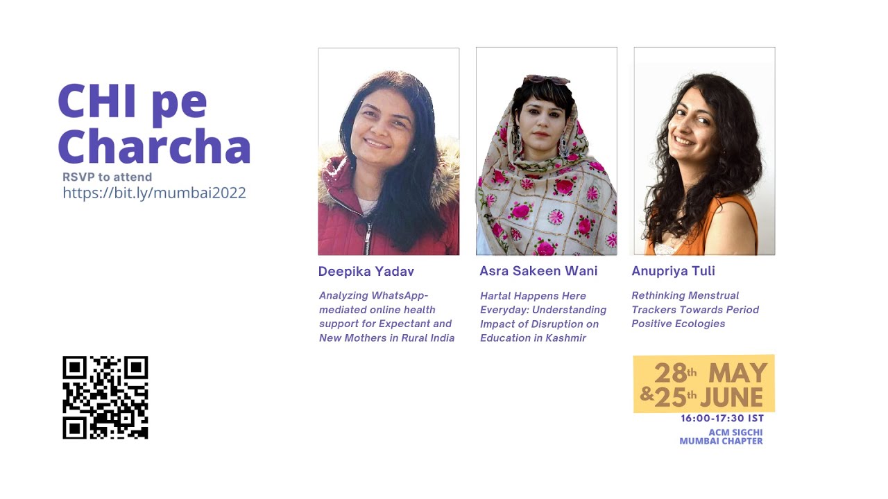 CHI pe Charcha - Part 1 - Anupriya Tuli, Asra Sakeen Wani & Deepika ...