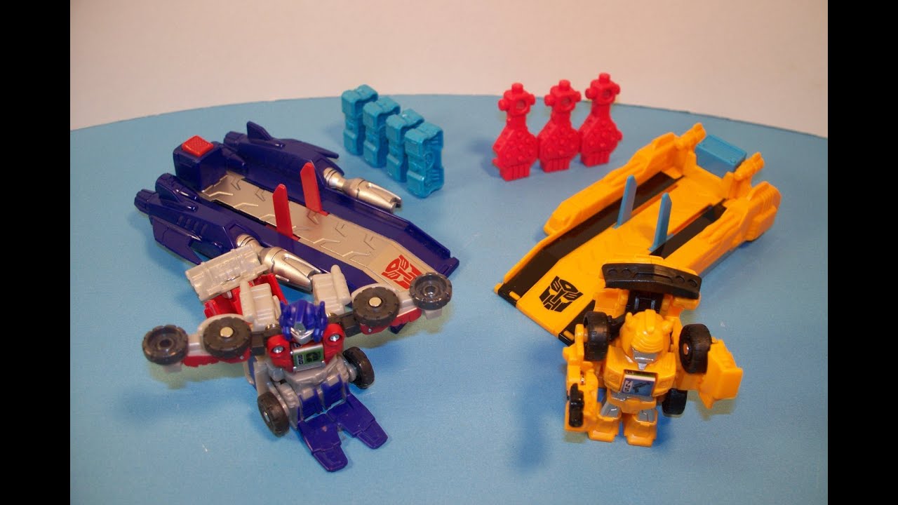 2013 BOT SHOTS LAUNCHERS OPTIMUS PRIME and BUMBLEBEE TRANSFORMERS TOY ...