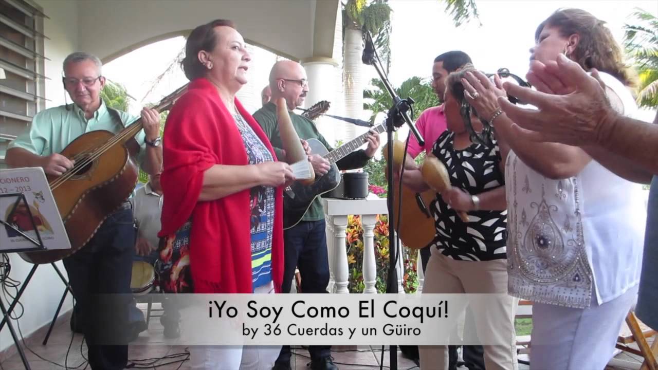 Yo Soy Como El Coquí Cancion de Navidad by 36 Cuerdas y un Güiro - YouTube
