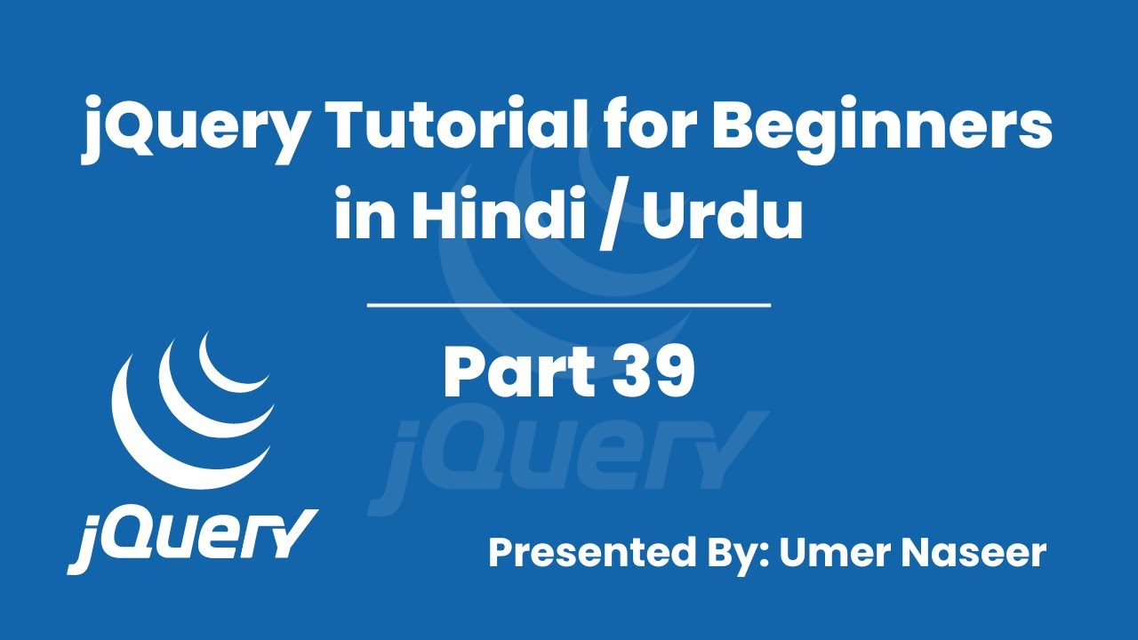 jQuery Tutorial for Beginners in Hindi & Urdu | pageX and pageY Methods ...