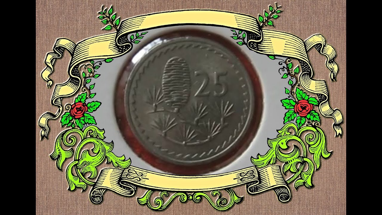 Coin 25 TWENTY FIVE MILS KIBRIS Cyprus монета 25 милс 1980 год Кипр ...