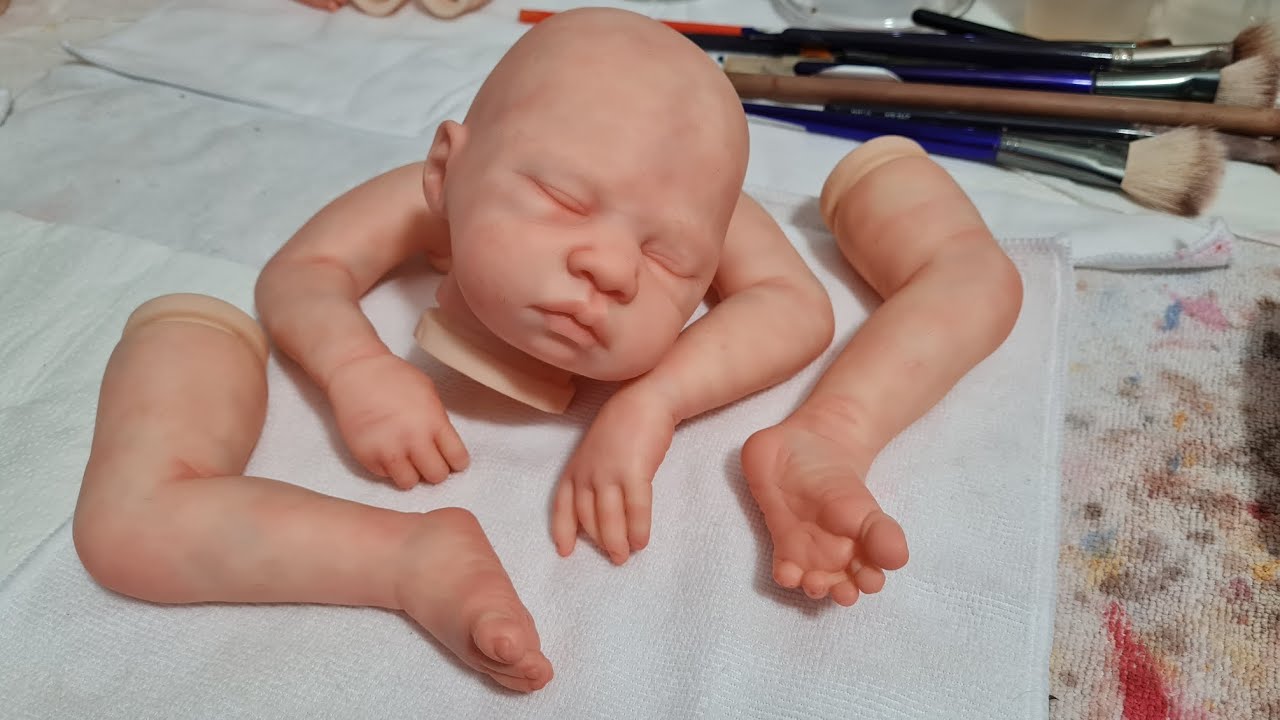 WIP Layne doll kit - YouTube