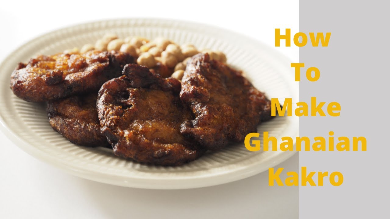 How To Make Ghanaian Plantain Fritters (Kakro) - YouTube