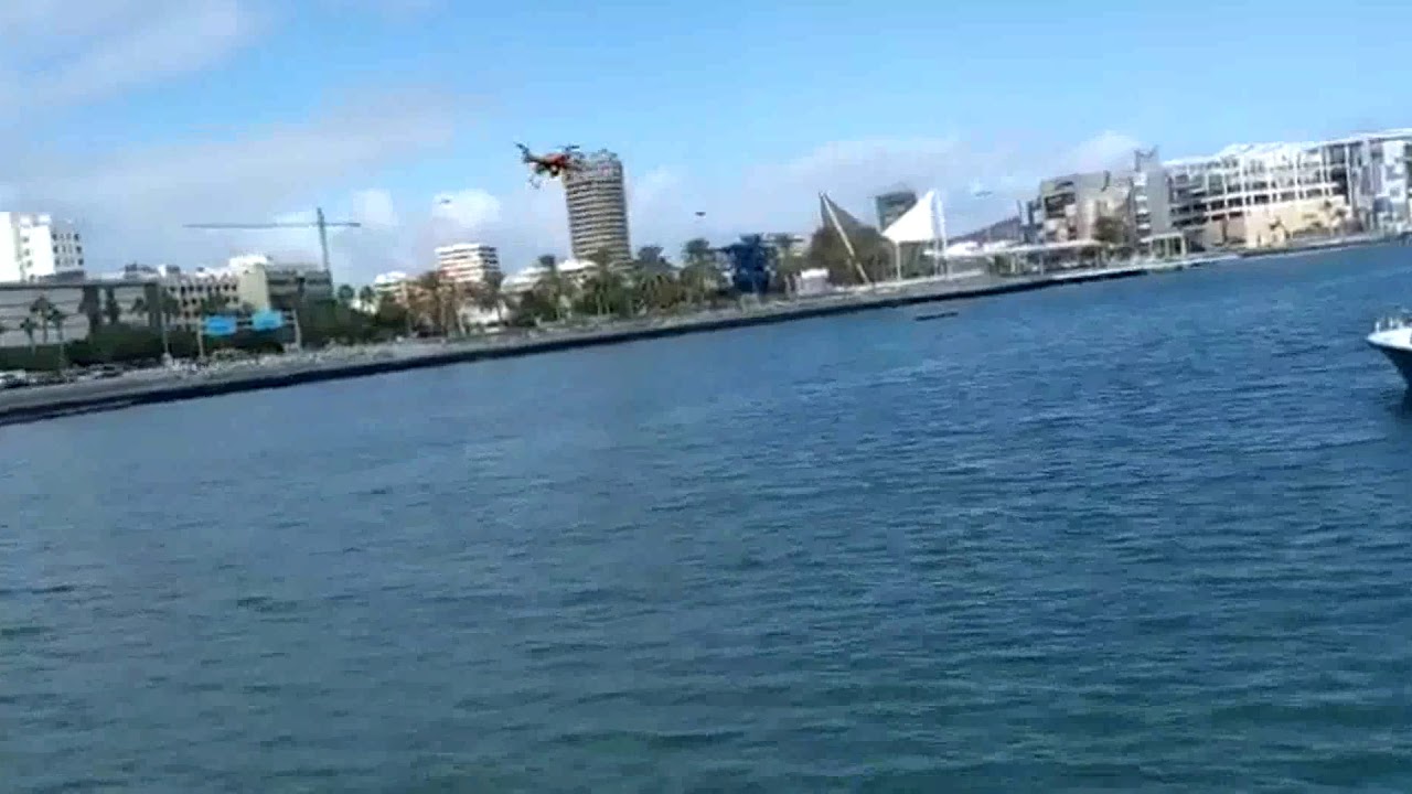 Prueba 2 Swellpro splash 3 + Base Naval - YouTube