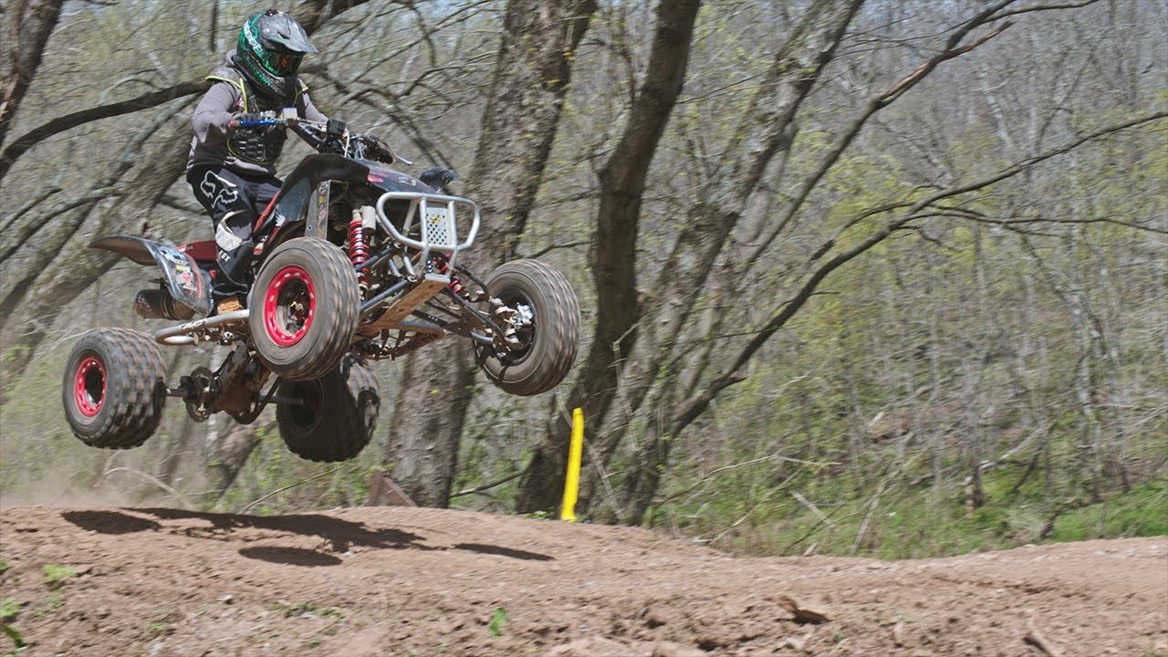 Ethan Lapp and his 4 wheeler! - YouTube